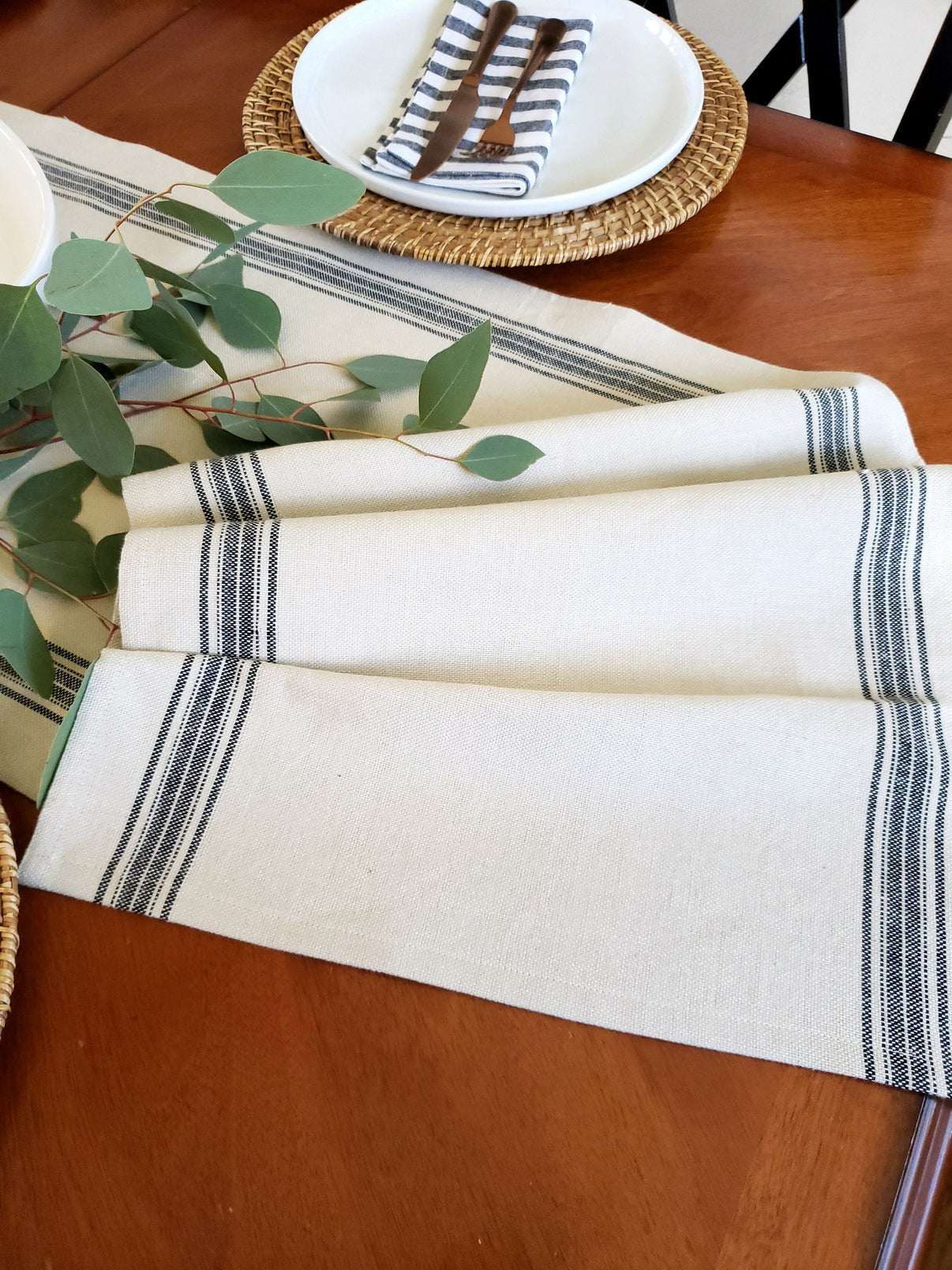 Grain Sack Table Runner – 90 West Linen Co.