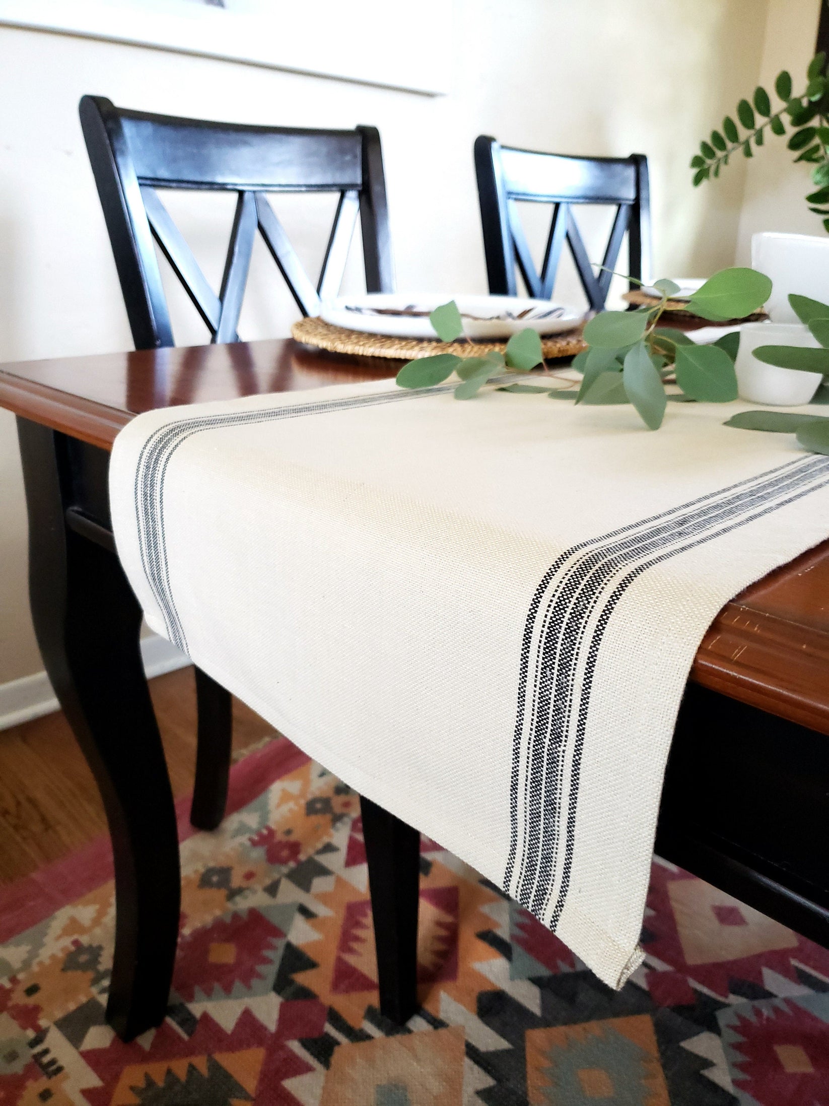 Grain Sack Table Runner – 90 West Linen Co.