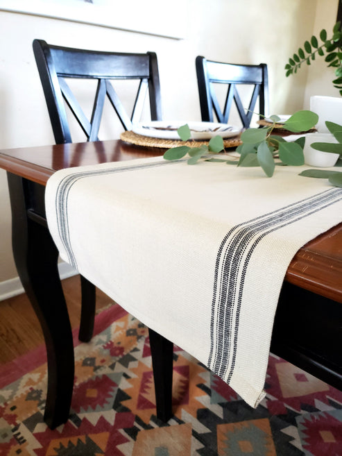 Grain Sack Table Runner – 90 West Linen Co.